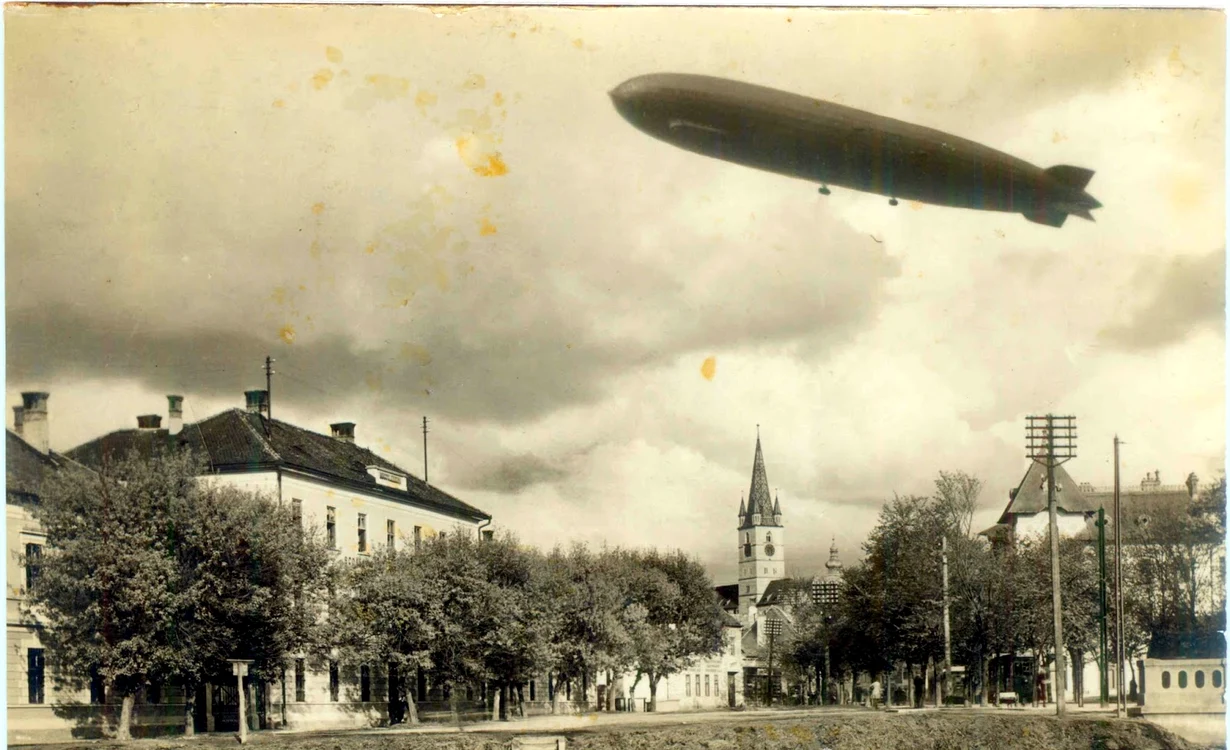 1929, Graf Zeppelin survolează România - Mistere România